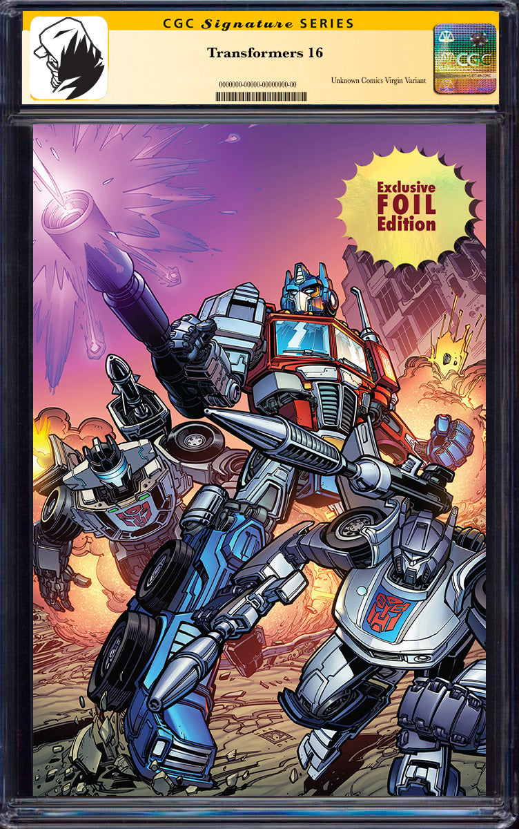 PRE-ORDER YELLOW LABEL CGC SIGNATURE SERIES – Unknown Comics