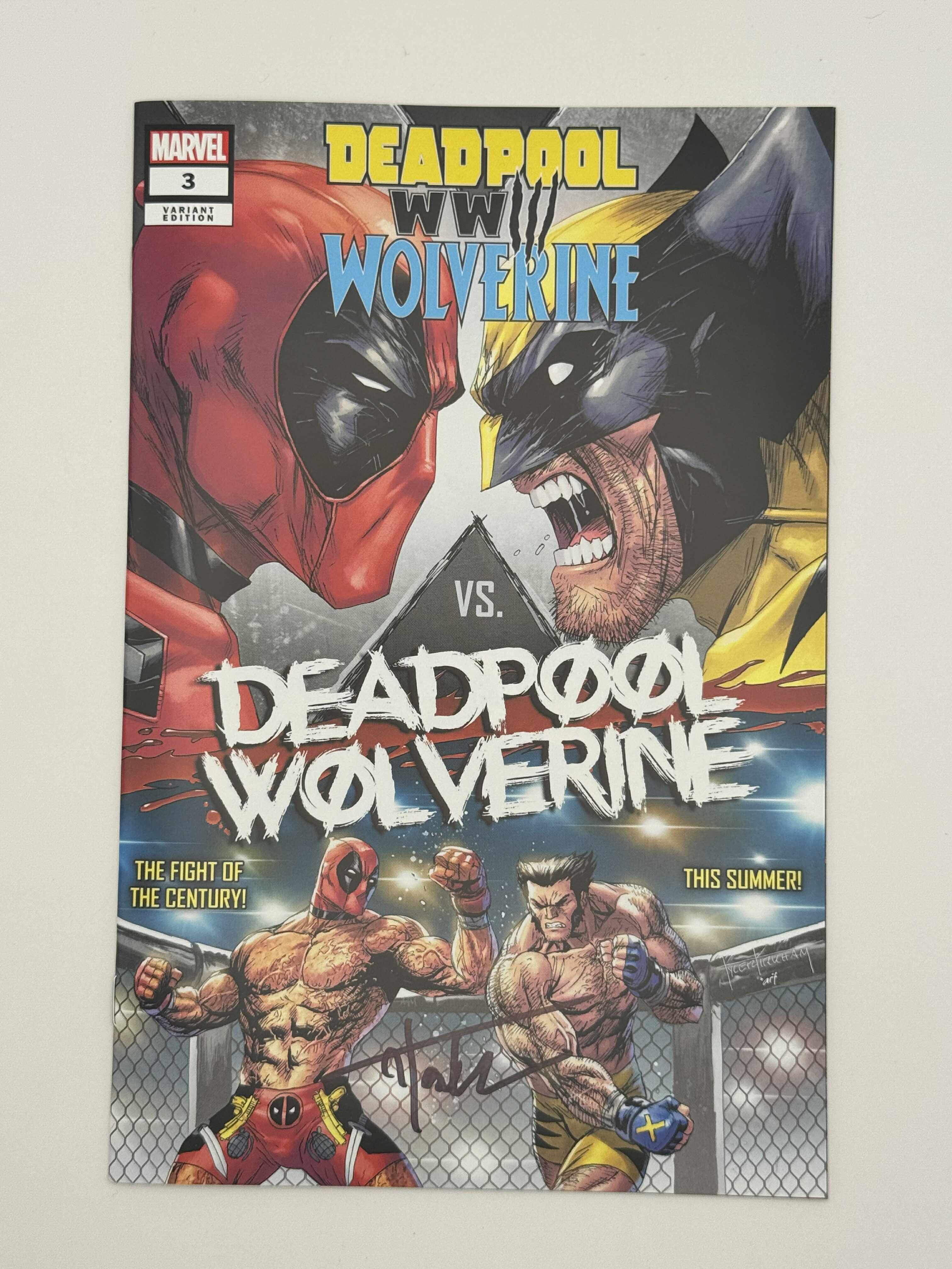 [SIGNED W/ COA] DEADPOOL & WOLVERINE: WWIII #3 UNKNOWN COMICS TYLER KI – Unknown Comics